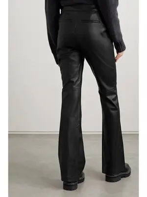 Spanx Faux Stretch-leather Flared Pants