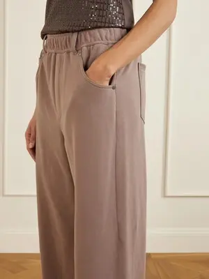 Brunello Cucinelli Cotton Wide-leg Pants