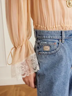 Chloé Organic High-rise Boyfriend Jeans