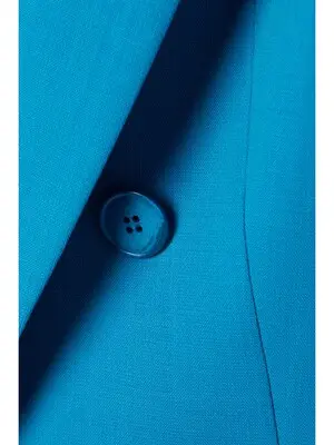Akris Lucia Wool-blend Crepe Blazer