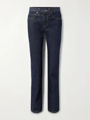 Khaite Farley High-rise Straight-leg Jeans - Blue