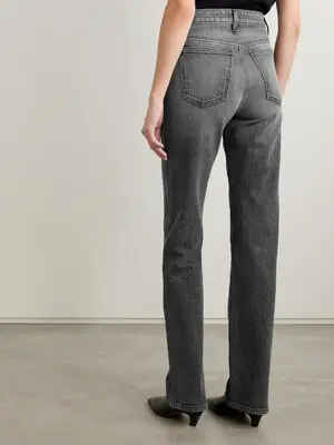 Khaite Danielle Stretch High-rise Slim-leg Jeans