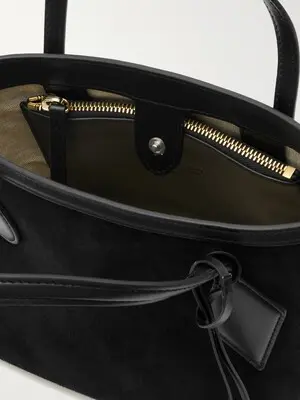 LIFFNER Sprout Micro Embellished Suede Tote