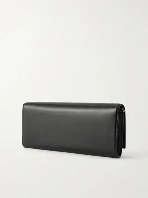 Saint Laurent Kate Embossed-leather Clutch