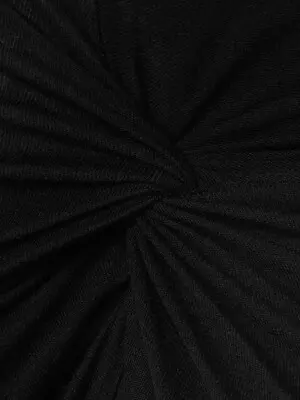 AGOLDE Lissa Gathered Jersey Top - Black