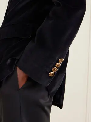 Dolce & Gabbana Cotton-velvet Single-breasted Blazer