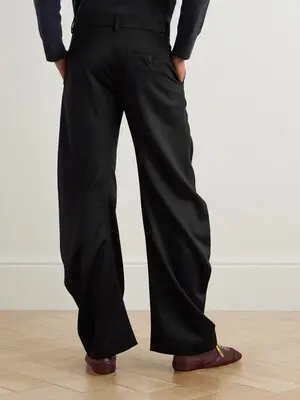 Acne Studios Wool Wide-leg 'patty' Pants