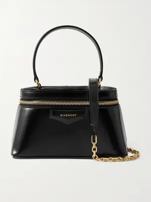 Givenchy Antigona Leather Shoulder Bag - Black