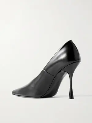 JUDE Kiss Leather Pumps - Black