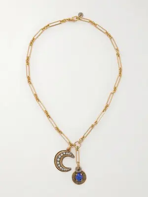 Maison Mayle Soli Luna Gold-plated Necklace - Multi