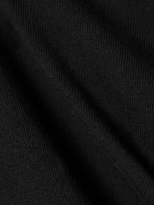 AGOLDE Beth Asymmetric Draped Cotton-jersey T-shirt