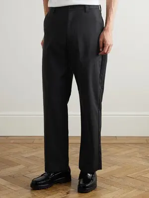 Nn07 Paw 1089 Straight-leg Cotton-blend Twill Trousers