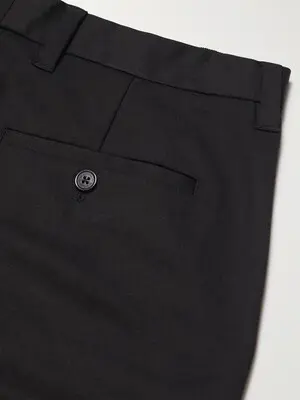 Nn07 Paw 1089 Straight-leg Cotton-blend Twill Trousers