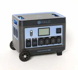 HALO 1600wh Power Station W/ 11 Outlets & Wireless Charge - One-color