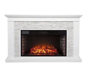 SEI FURNITURE Sei Ledgestone Stacked Faux Stone Electric Fire Place - One-color