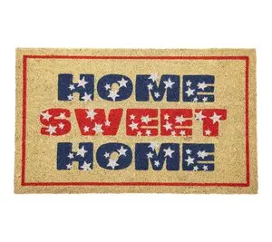 NORTHLIGHT Americana 'home Sweet Home' Doormat 18' X 30 - One-color