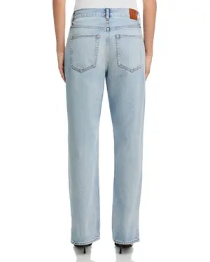 ANINE BING Roy High-rise Wide-leg Jeans - Light Blue