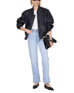 ANINE BING Roy High-rise Wide-leg Jeans - Light Blue