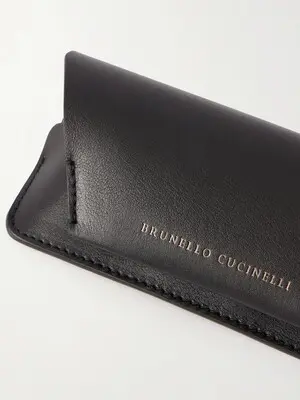 Brunello Cucinelli Leather Glasses Case