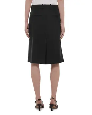Helmut Lang Gab Wool Skirt