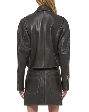 Helmut Lang Leather Biker Jacket