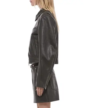 Helmut Lang Leather Biker Jacket