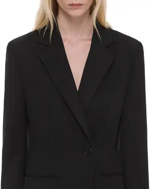 Helmut Lang Gab Wool Blazer