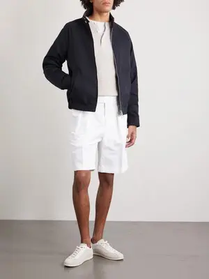 Brunello Cucinelli Cotton-blend Twill Bomber Jacket