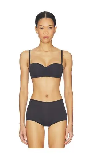 SKIMS Fits Everybody Strapless Bra In Black - Onyx