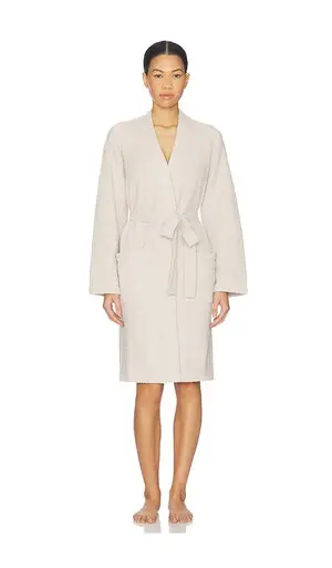 Barefoot Dreams Barefoot In The Wild Robe In Beige - Stone