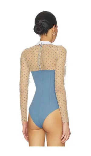 Fleur Du Mal Collared Bodysuit