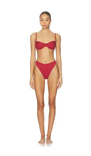 HAIGHT. Ribbed Lycra Mah Hotpants Bikini Bottom