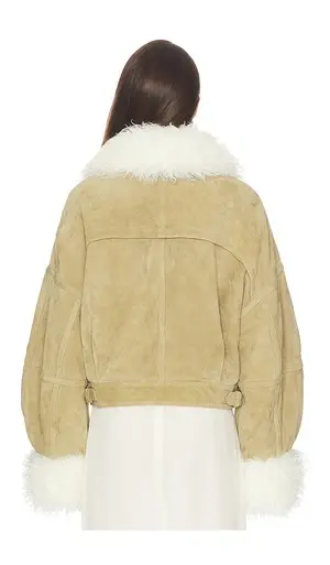 VAILLANT Aviator Suede Leather Jacket