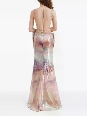 GEMY MAALOUF Patterned Maxi Dress