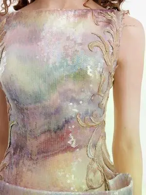 GEMY MAALOUF Patterned Maxi Dress