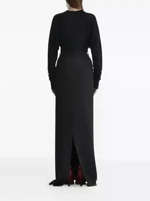 MUGLER Longline Split Skirt