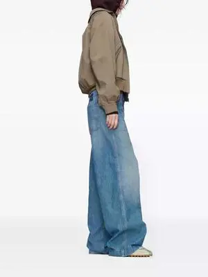 MAISON MARGIELA Virgin Wool Bomber Jacket - Grey