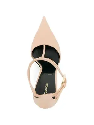 TOM FORD 105mm T-strap Pumps - Neutrals