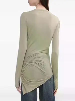 Helmut Lang Asymmetric Draped Top