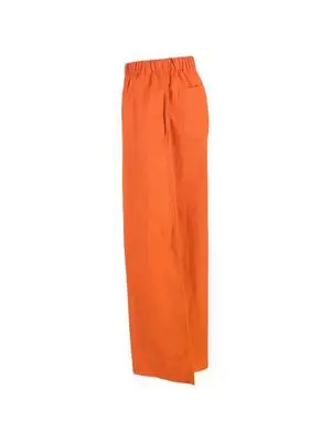 Max Mara Navigli Wide-leg Trousers - Orange
