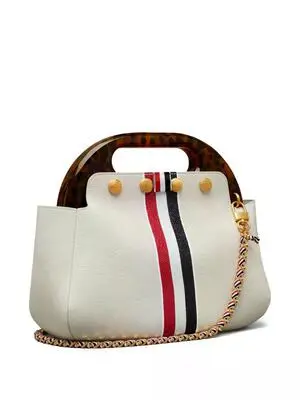 Thom Browne Striped Leather Shoulder Bag
