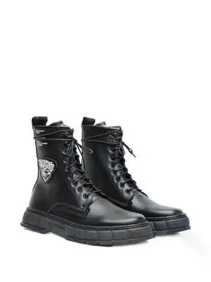 VIRON Patch Lace-up Boots