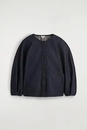 Cos Rounded Denim Top