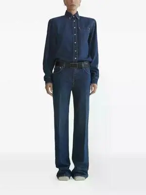 MUGLER Buttoned Pocket Shirt