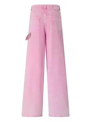 Pinko Knotted Wide-leg Jeans