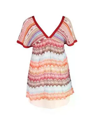 Missoni Cotton Chevron Tunic Dress