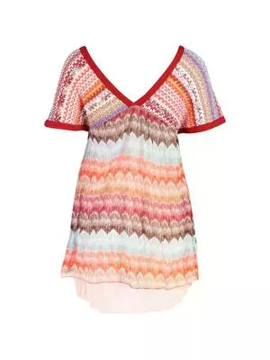 Missoni Cotton Chevron Tunic Dress
