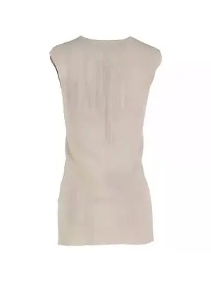 Max Mara Ribbed Slit Tank Top