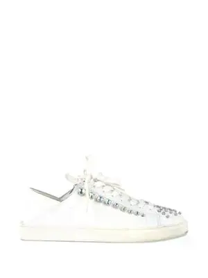 STUART WEITZMAN Convertible Leather Sneakers