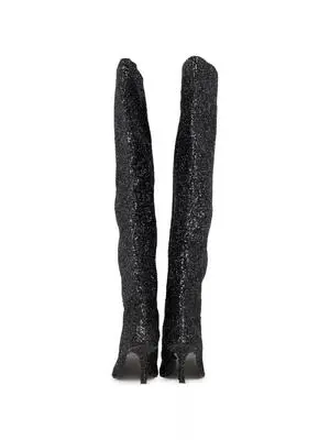 ALEXANDER WANG Viola Slouch Glitter Boots